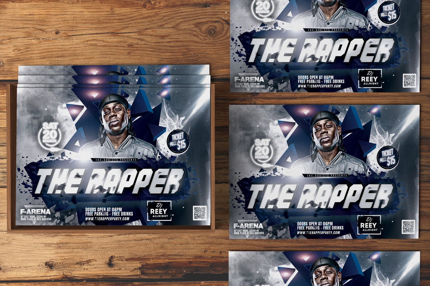 The Rapper Party Flyer DJ Party Flyer Template Flyer Photoshop Design ...