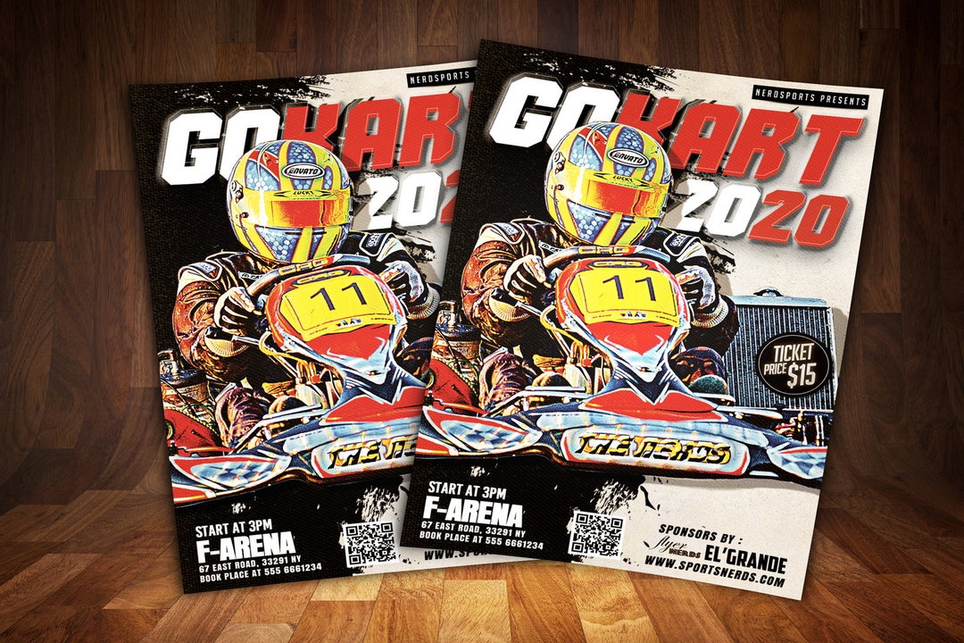 Gokart Sports Flyer Design Sports Flyer Template Photoshop Design ...