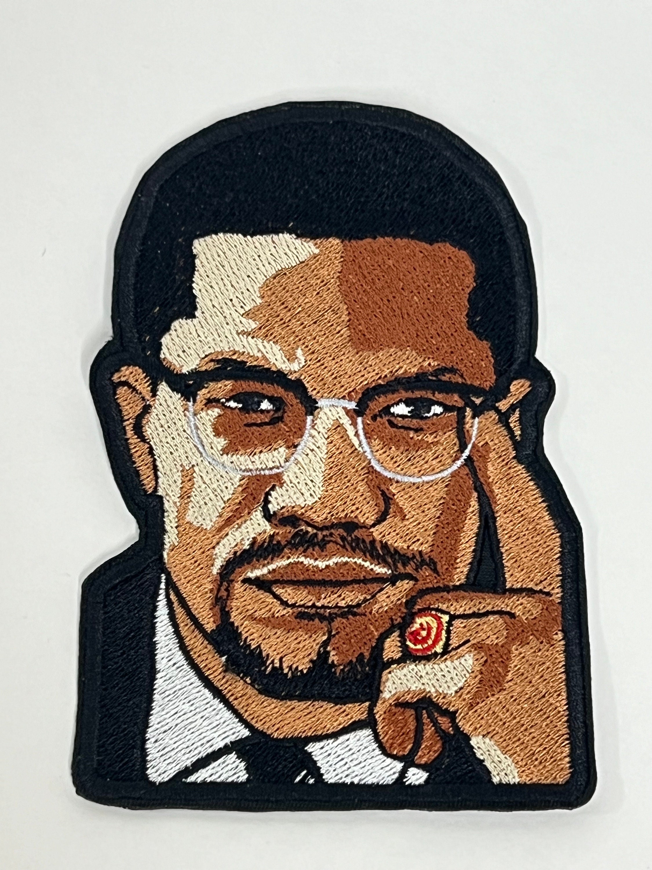 Malcolm X Embroidered Patch With Adhesive Backing Empowerment in Every ...