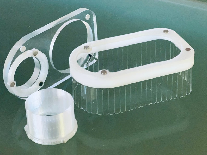 Clear Dust Boot for CNC Router - Magnetic Quick Disconnect Vacuum Hose ...