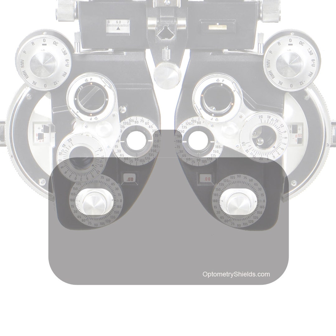 2 Pack - Phoropter Breath Shield, Sneeze & Cough Guard ...