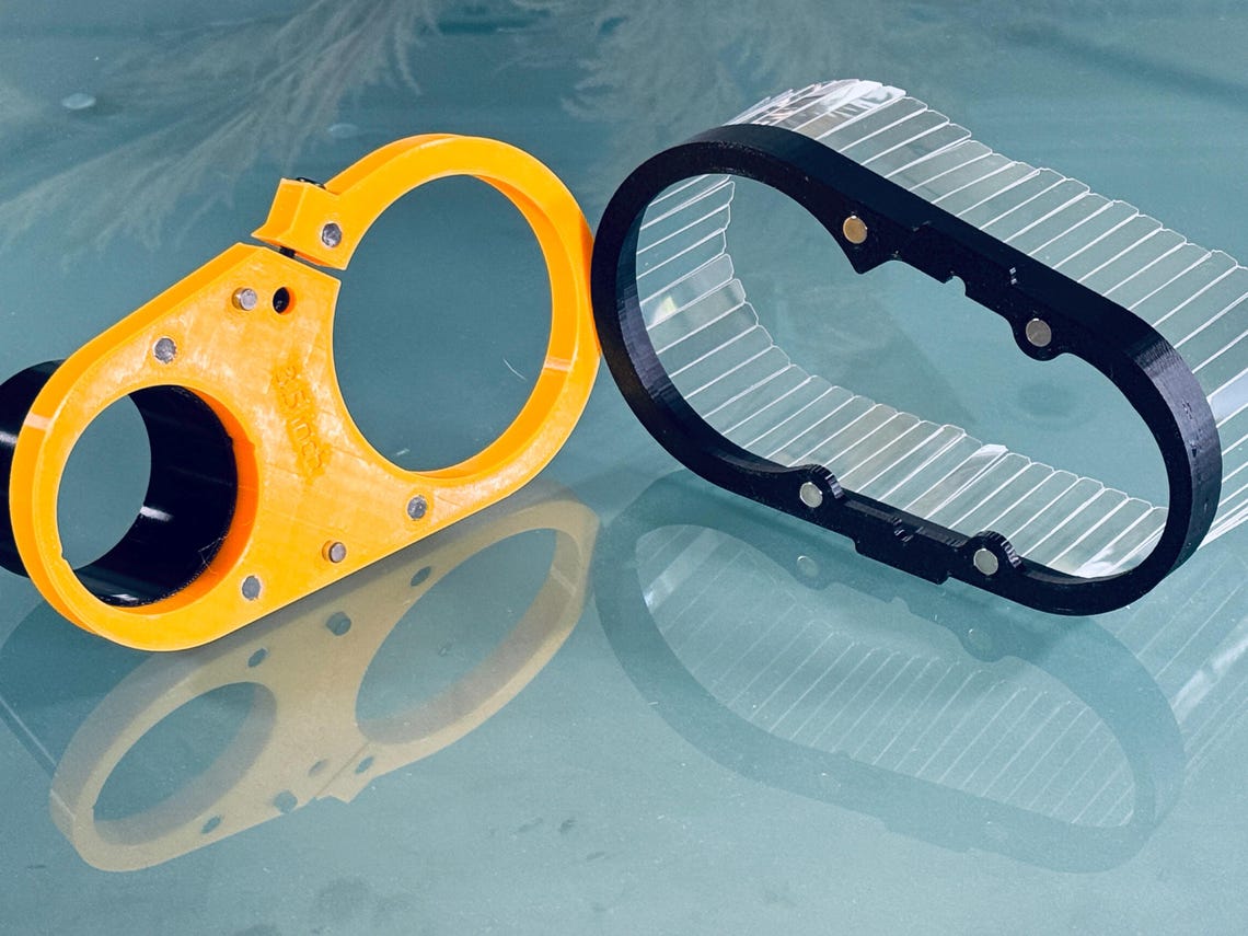 Clear Dust Boot for CNC Router - Magnetic Split Base - Gvcustomdesigns ...