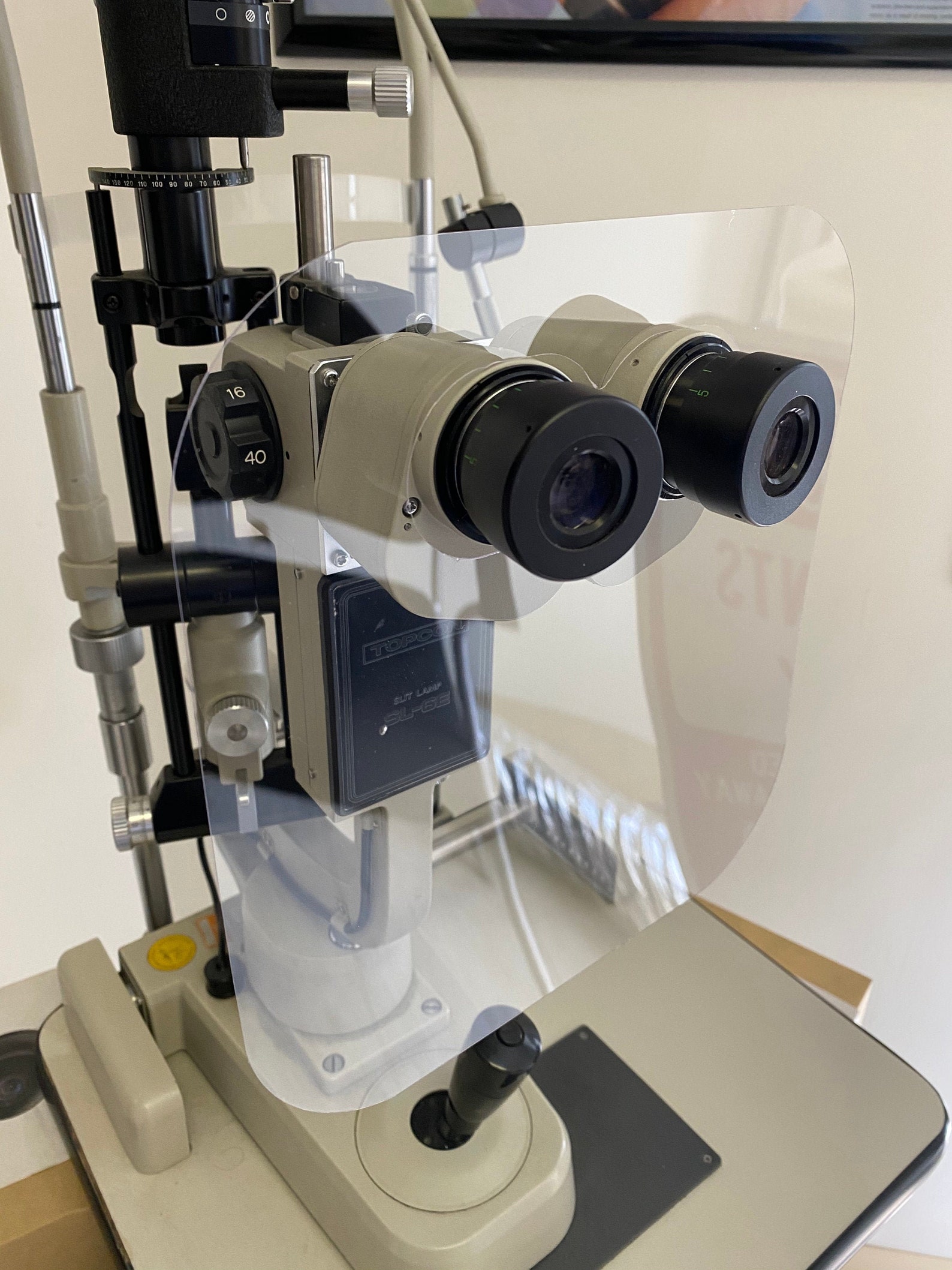 2 Pack - Slit Lamp Breath Shield/guard - Universal 8-1/2"x 9" X .04 ...