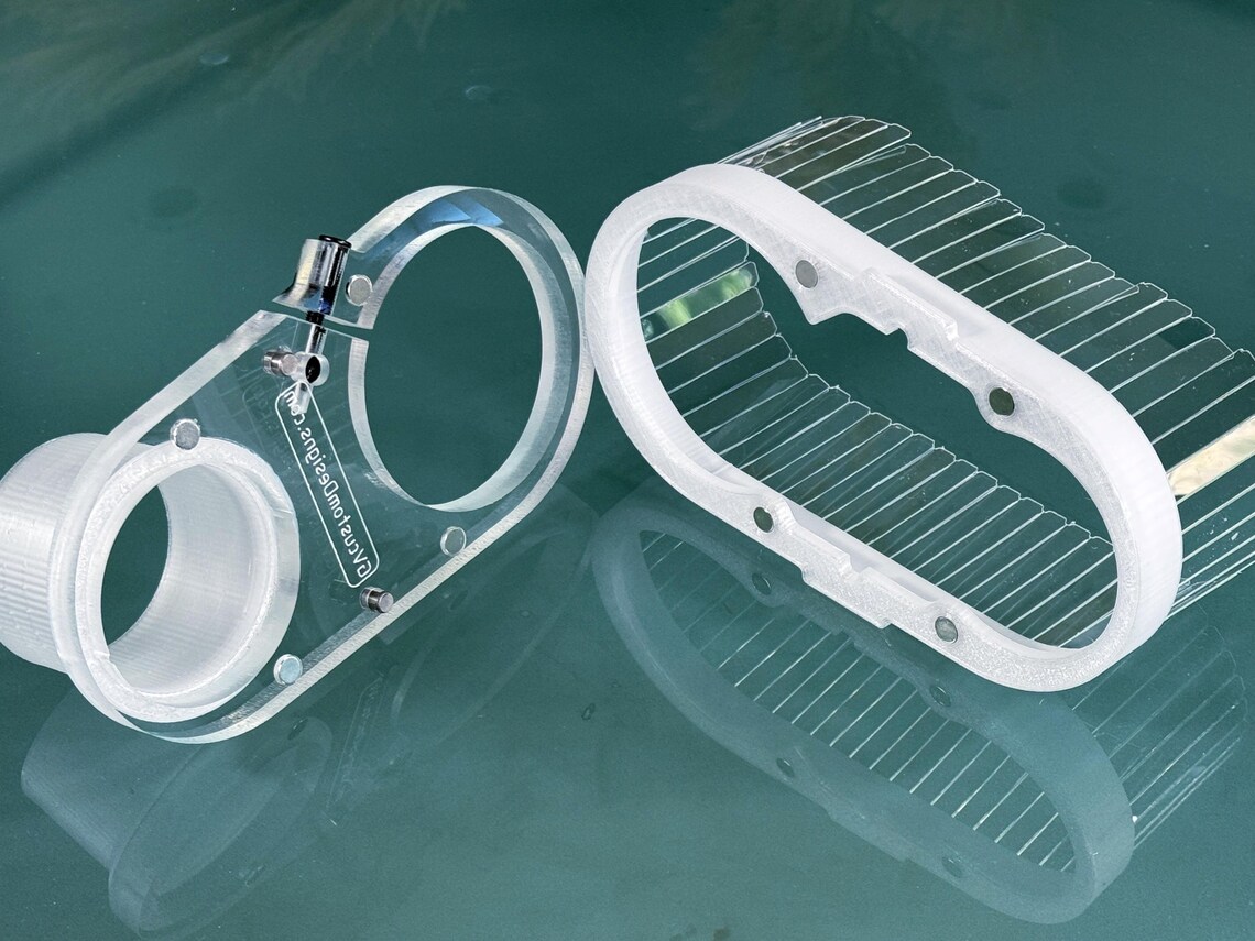 X-carve Clear Dust Boot for CNC Router -magnetic Split Base ...