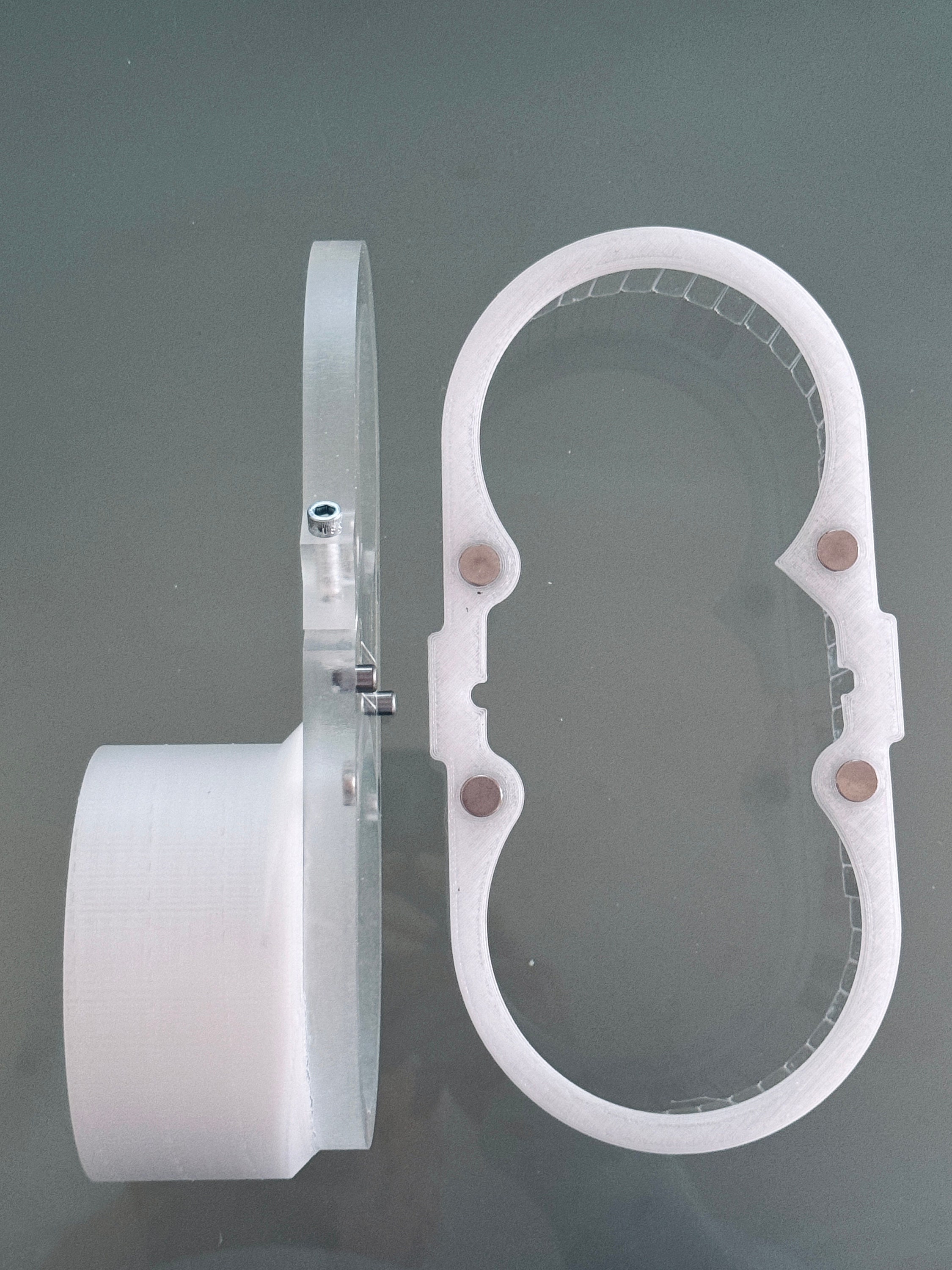 Clear Dust Boot CNC Router/spindle 4 Full Vacuum Port Magnetic Split ...