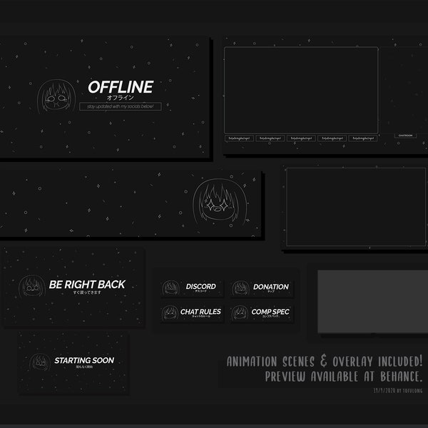 Naruto Twitch Overlay - Etsy