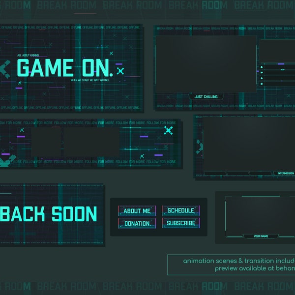 Goku Twitch Overlays - Etsy