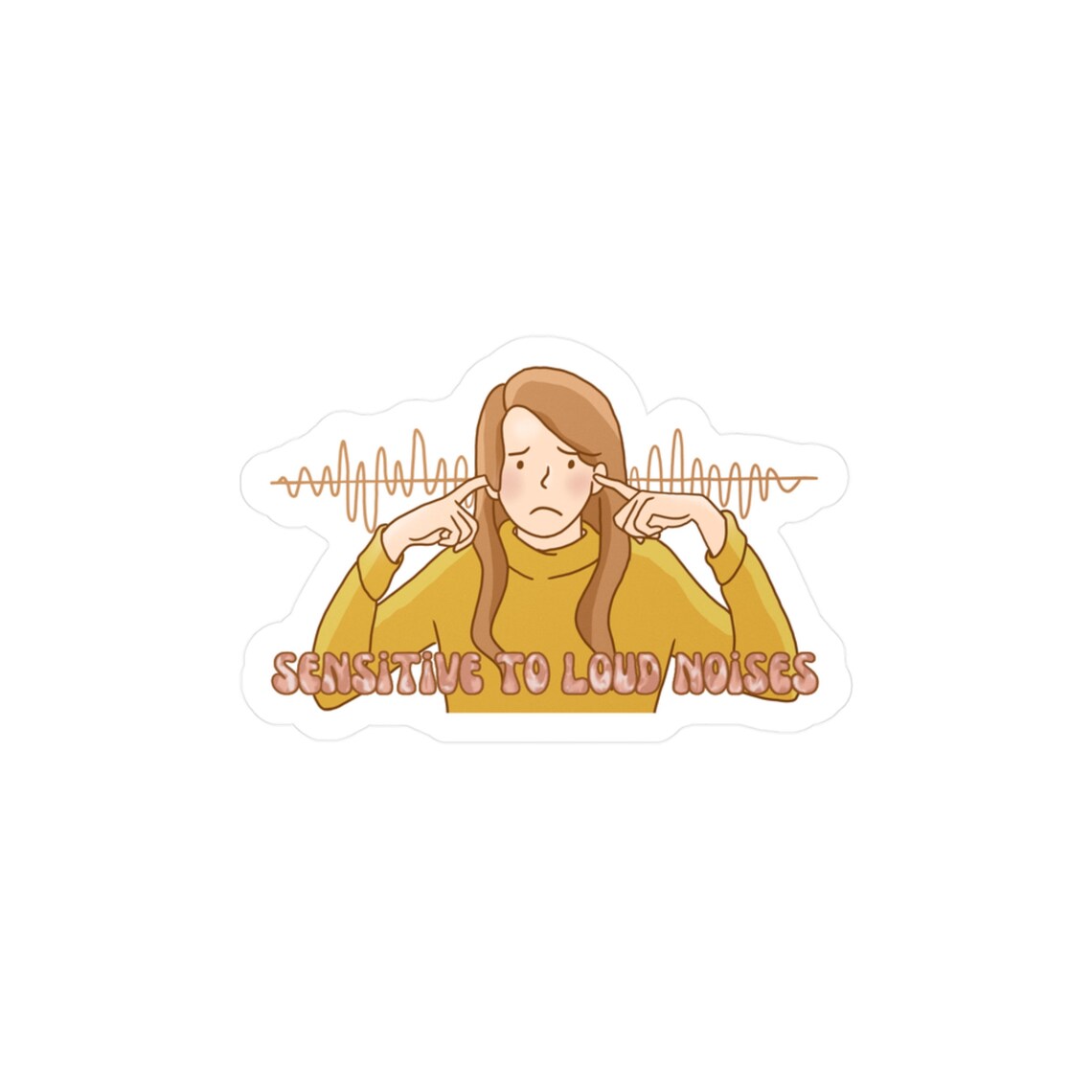 Sensitive to Loud Noises Sticker - Etsy