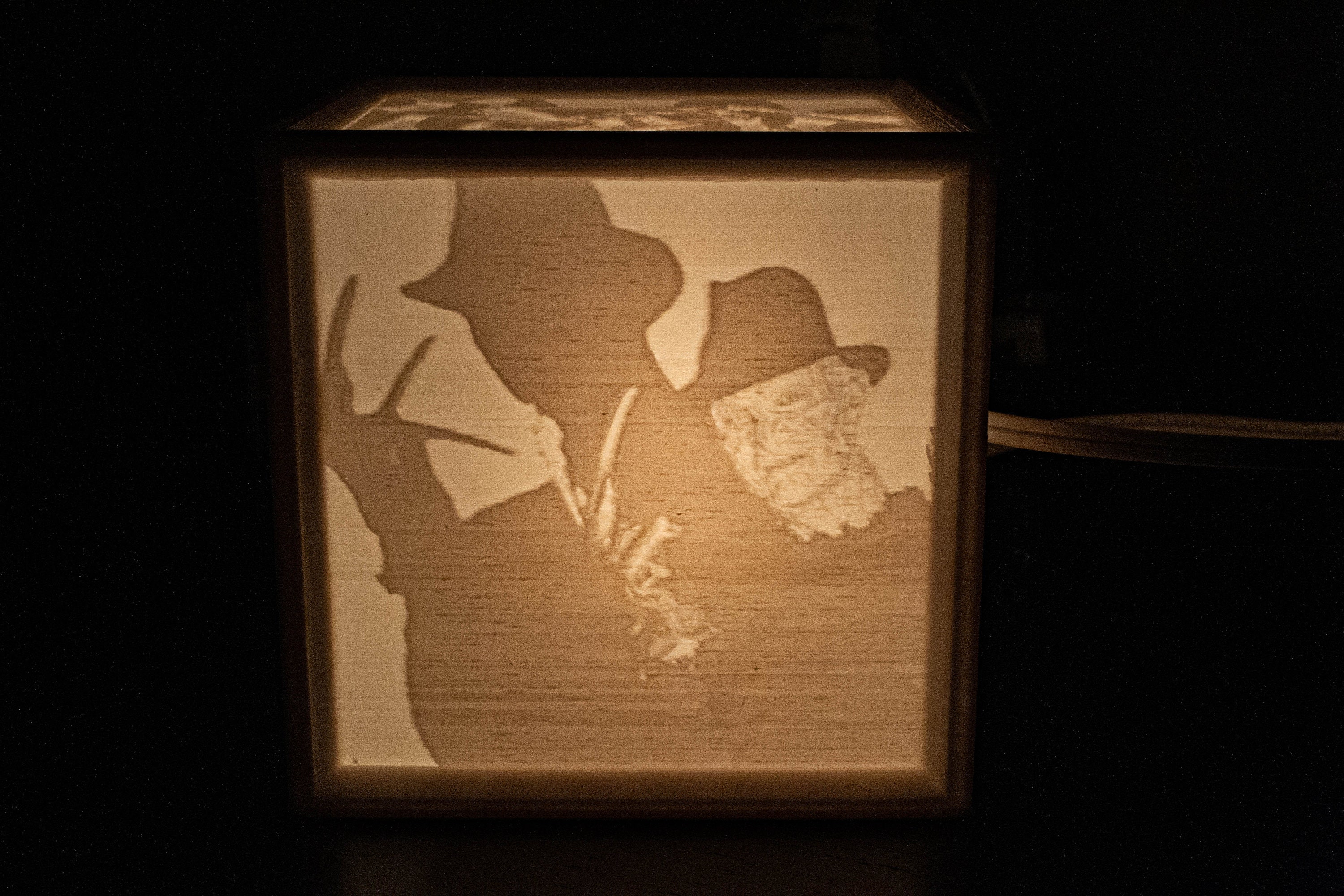 Freddy Kruger Lithophane Lightbox - Etsy Canada