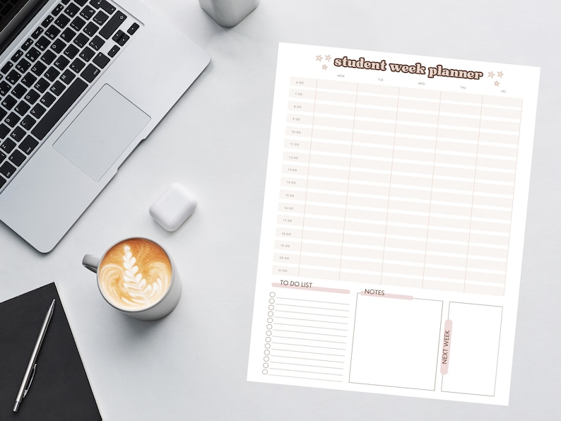 Student Planner Kit School Planner Pages weekly, Daily, & Semester ...