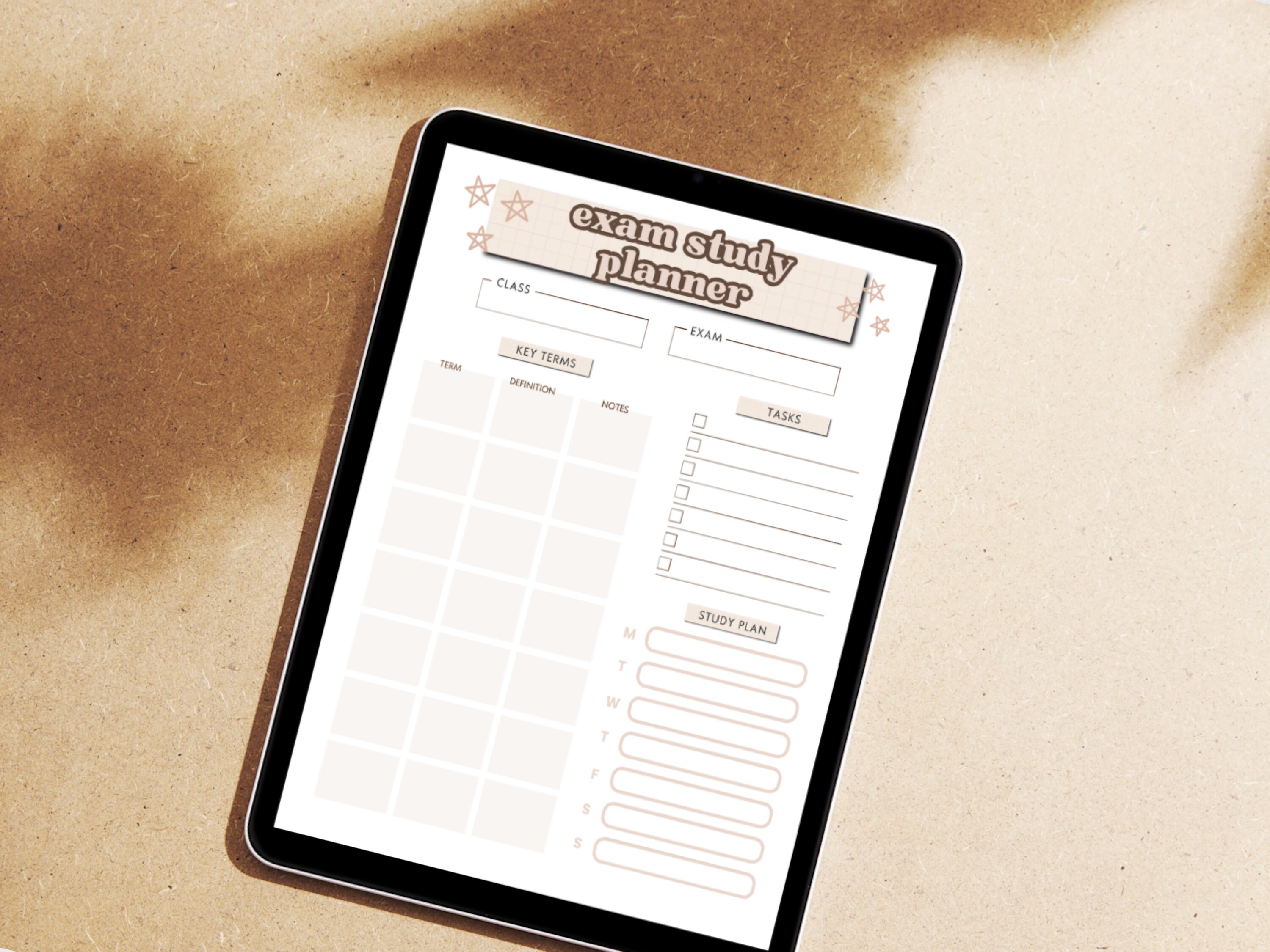 Digital Student Planner Bundle: Adhd-friendly Study Templates (digital ...