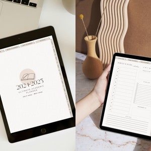 HYPERLINKED PLANNER, Digital Student Planner, University Planner, ADHD ...