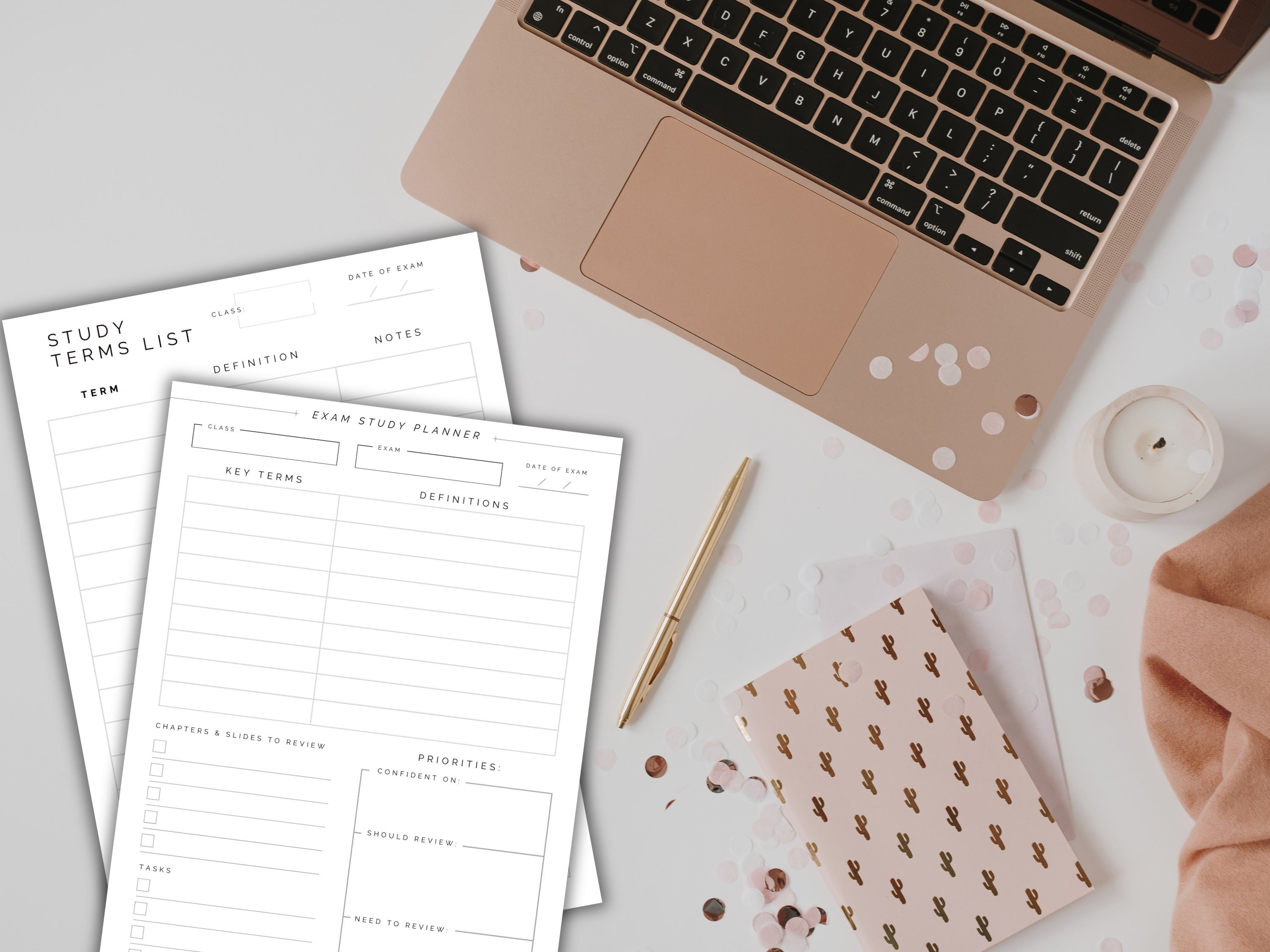 Study Guides for Student Organization, Study Organizer, Printable ...