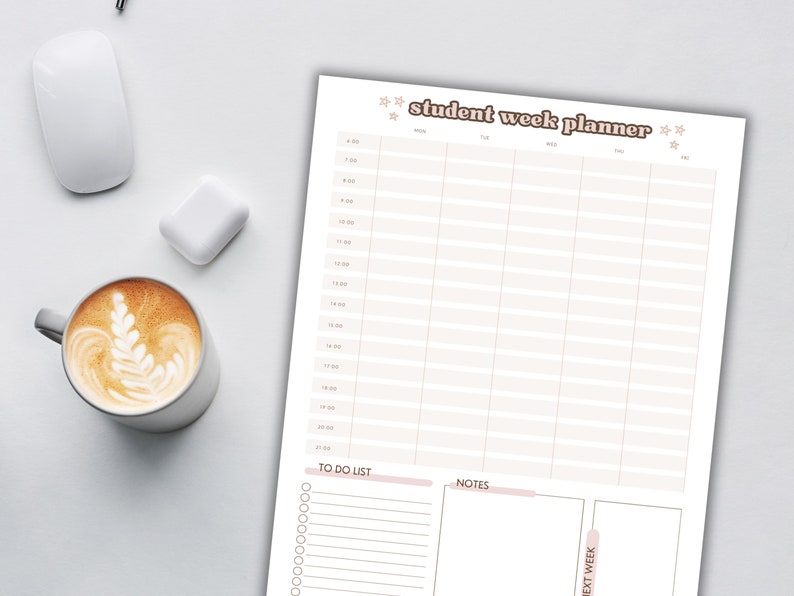 Student Planner Kit School Planner Pages weekly, Daily, & Semester ...