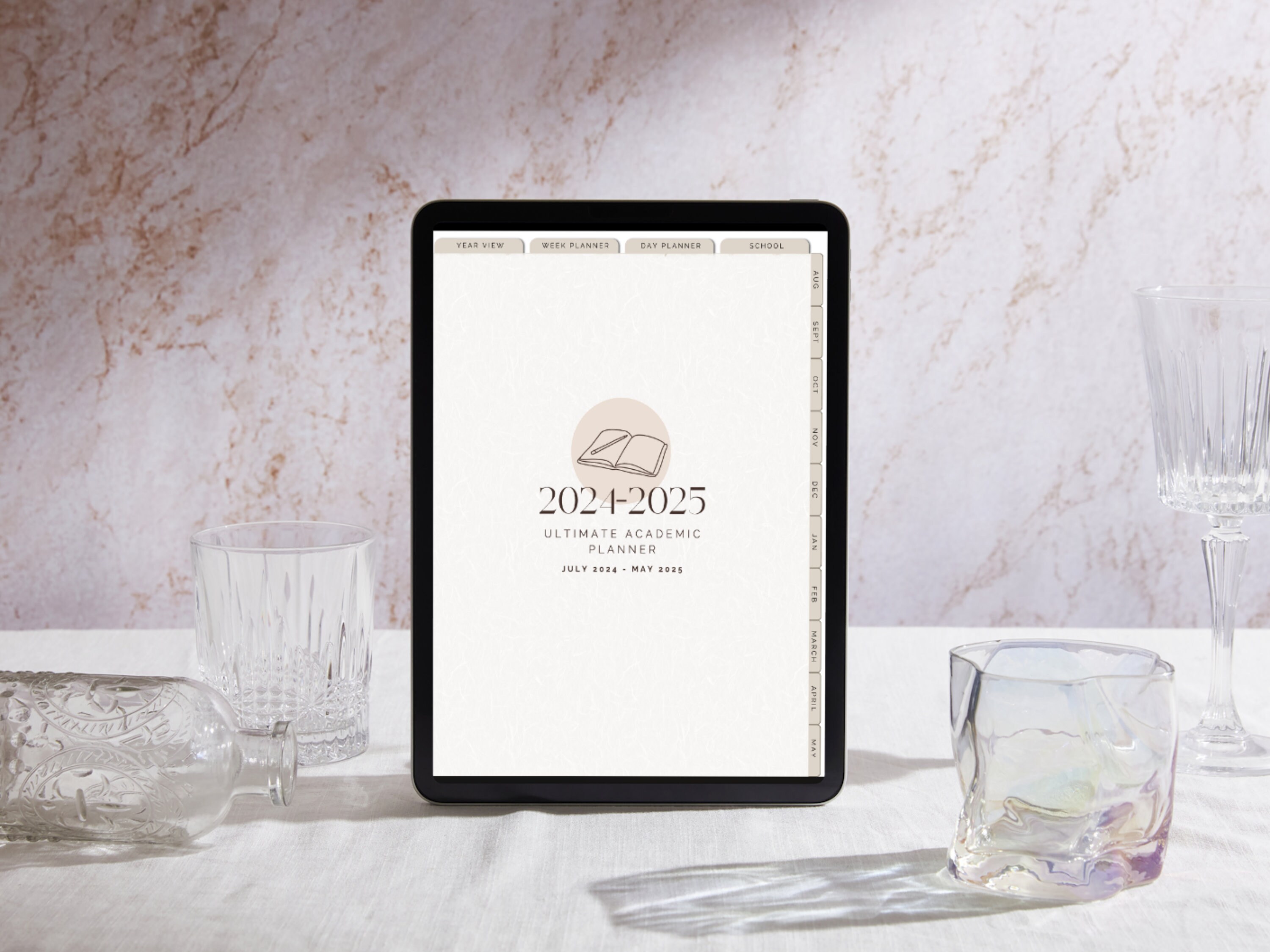 HYPERLINKED PLANNER, Digital Student Planner, University Planner, ADHD ...