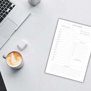 A4 Weekly Planner, Minimalist Daily Planner Template, Todo List ...
