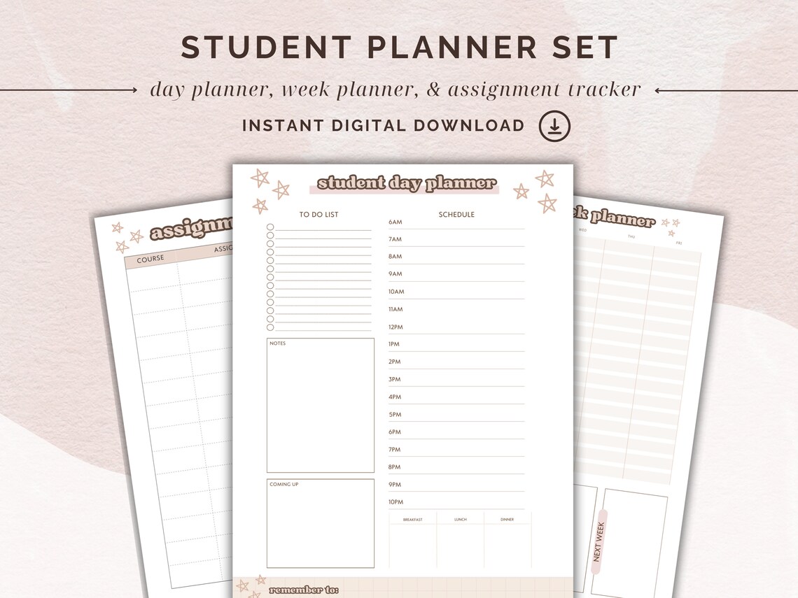 Study Notes Template, Student Note Taking, Homework Checklist, Study ...