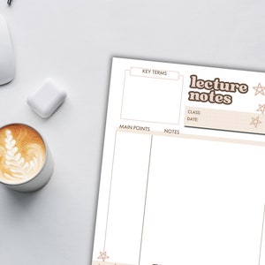 Study Notes Template, Student Note Taking, Homework Checklist, Study ...