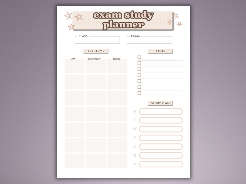 College Planner Bundle: Printable Student Planner, Daily Planner 2024 ...