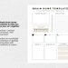 Printable Brain Dump Worksheet, Decluttering Planner, Digital Brain ...