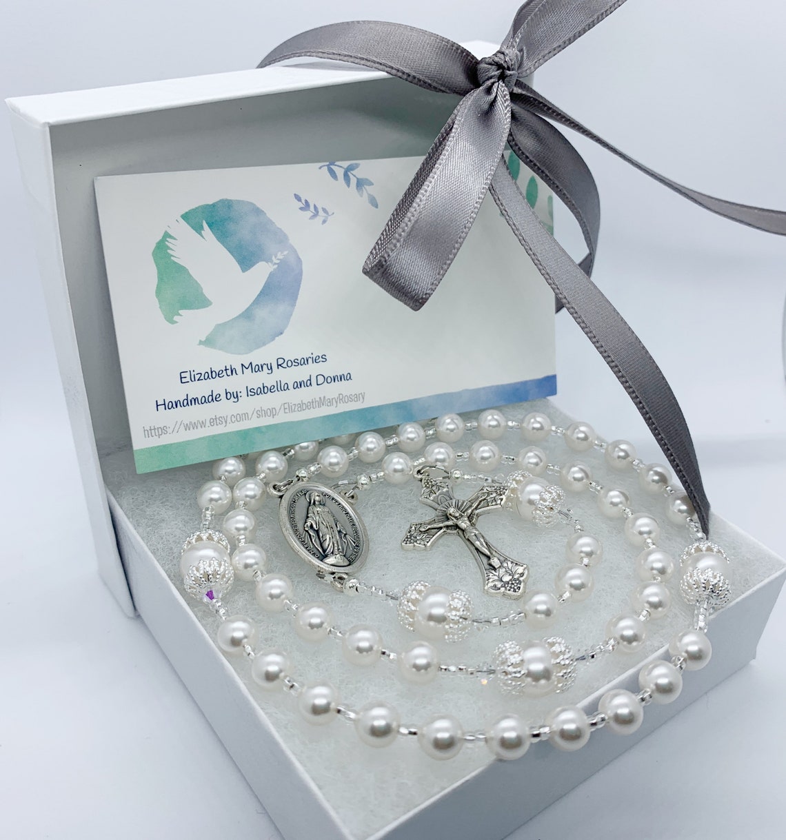 Rosaire Première Communion Cadeau Sarcelle Baptême - Etsy France