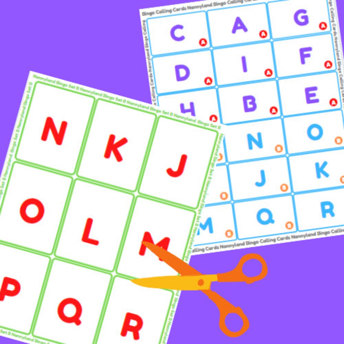 Alphabet Go Fish, Match, Bingo Card Game Printable Print and Play ...