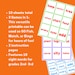 Sight Words 2nd + 3rd Grade Go Fish, Match, Bingo Printable Game Set ...