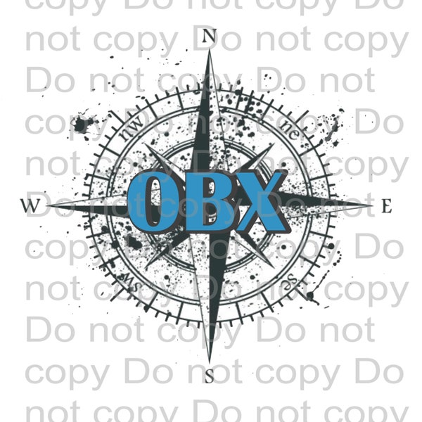 Obx Outer Banks Png - Etsy