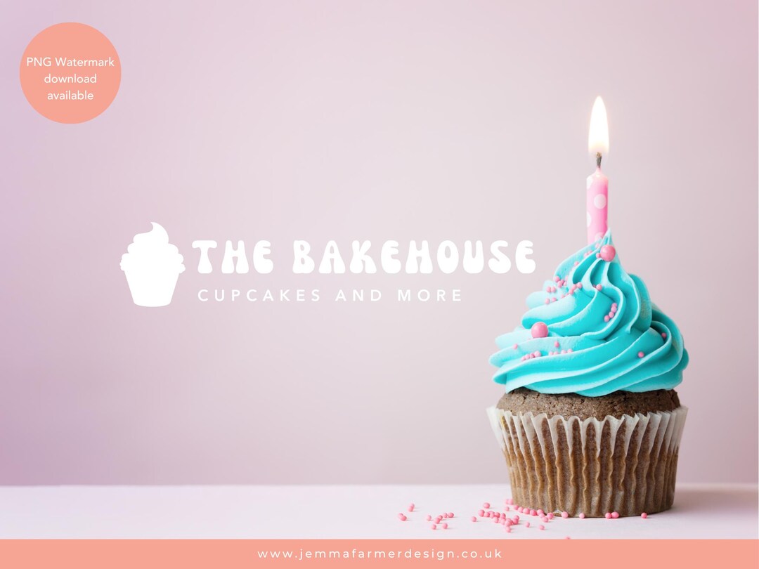 Editable Baking Cake, Baker, Cake Maker, Logo Template, DIY Canva ...