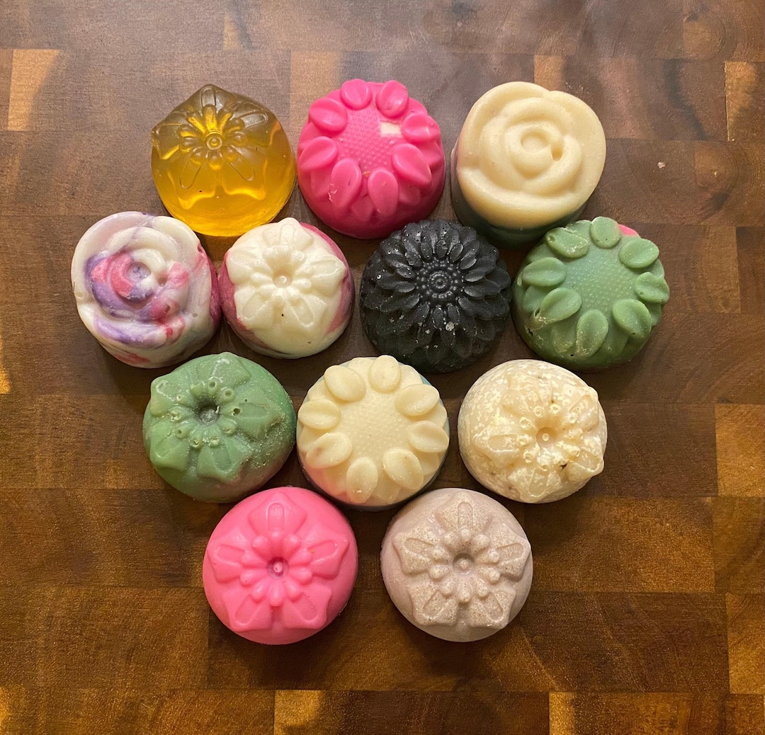 20 Mini Soap Flowers Sample Size, Kids Soap , Guest Soap , 20 Flower ...