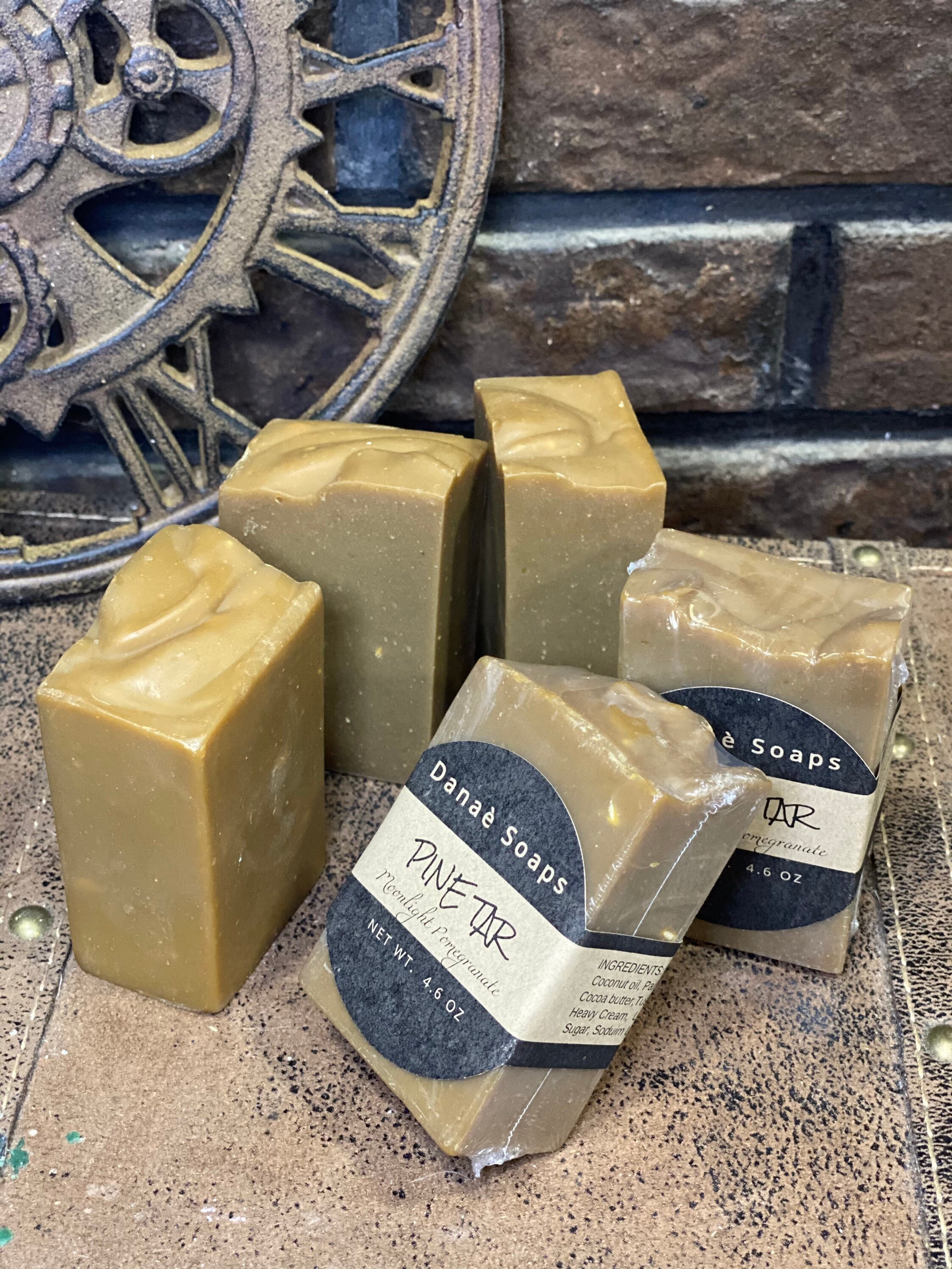 Pine tar soap bar sensitive skin | Etsy
