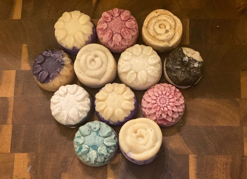 Mini Soap Flowers Sample Size, Guest Soap , Kids Soap, 12 Flower Soaps ...