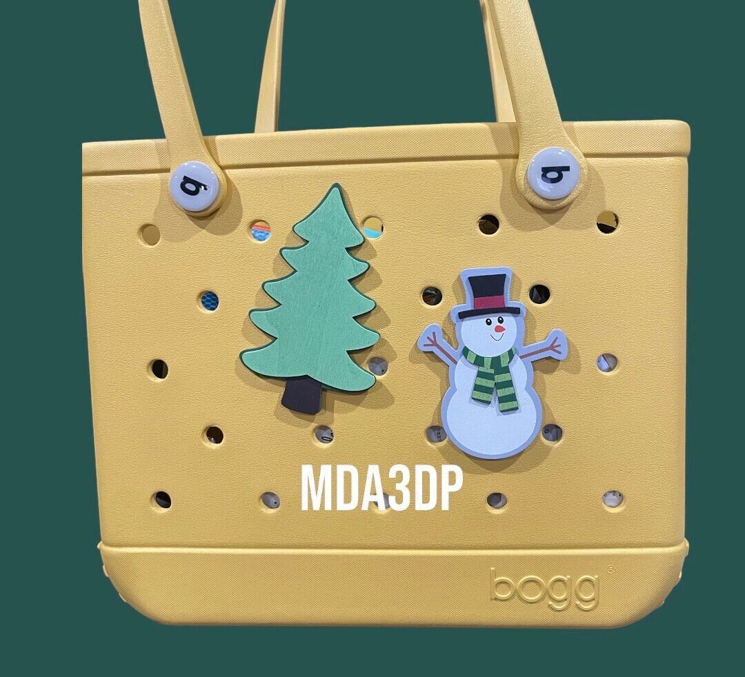 MDA3DP Christmas Bogg Bag Bits, Simply Southern Bits, Wood Bogg Bit ...