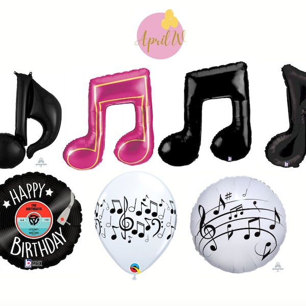 Music Note Balloon - Etsy