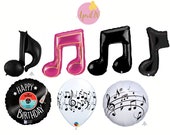 40'' JUMBO MUSIC Note Balloonpink Foil Shape Music - Etsy