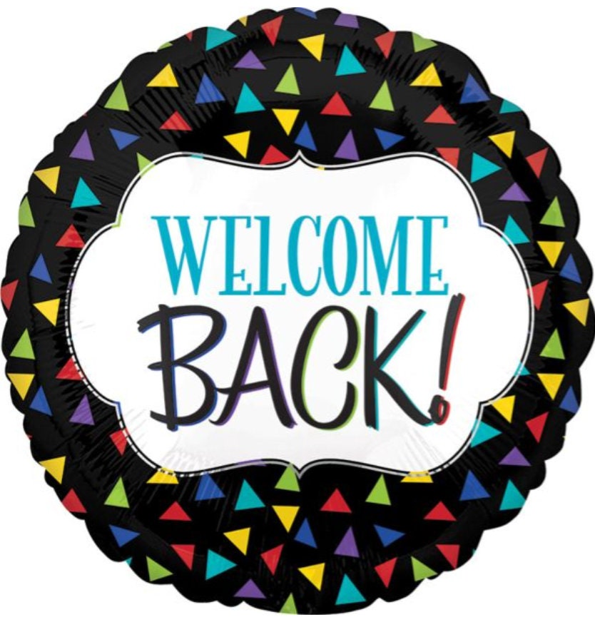 18'' Welcome Foil Balloon Welcome Back Balloon - Etsy