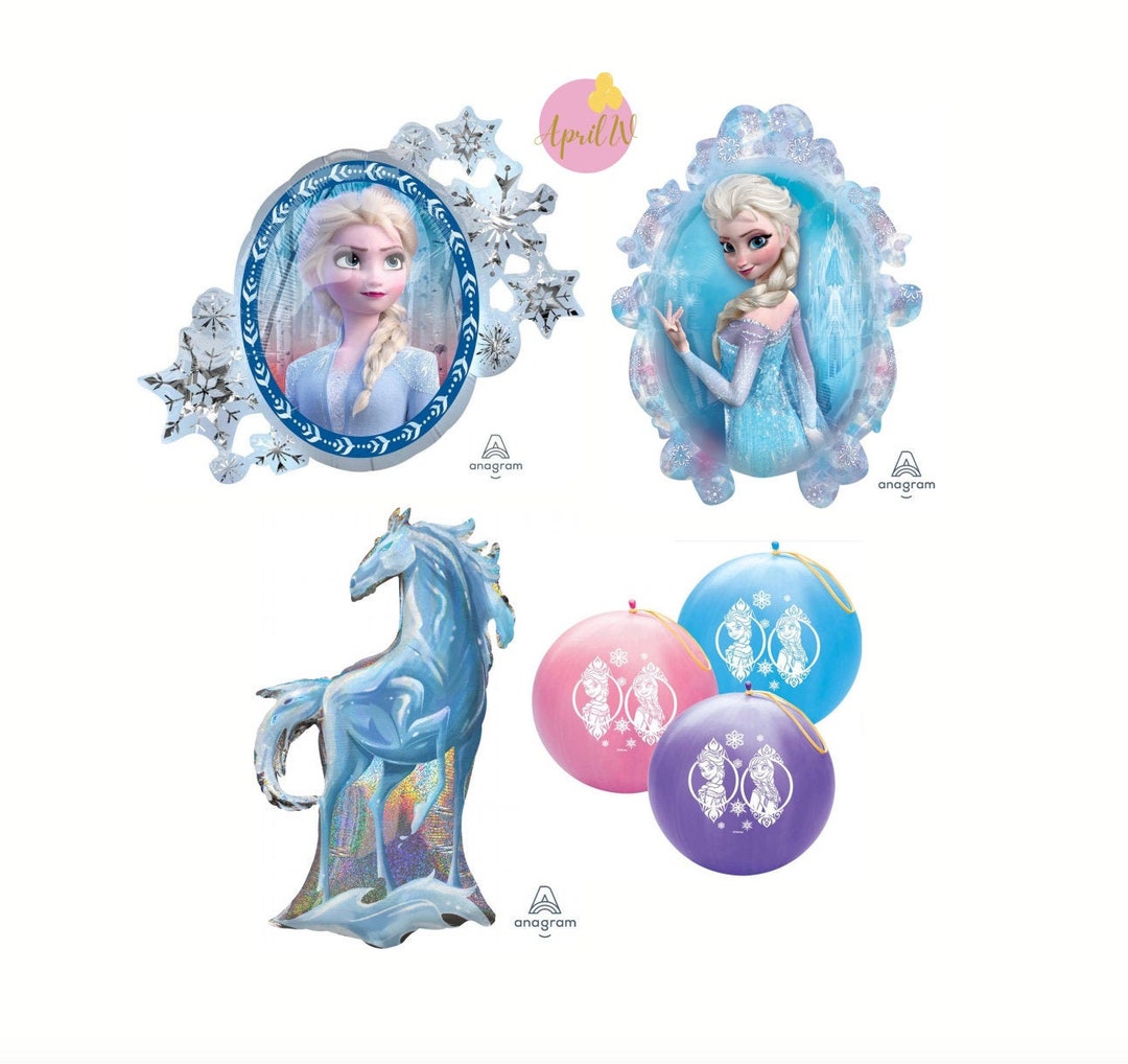 30'' Frozen Elsa and Anna Balloon| 38'' Nokk the Water Spirit Balloon ...