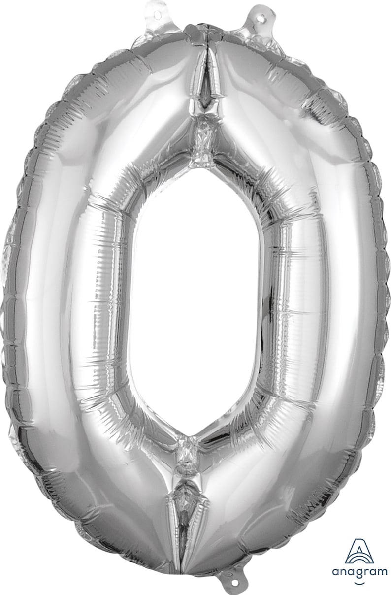 34'' Gold Number Balloon Gold Number Balloons Zero - Etsy