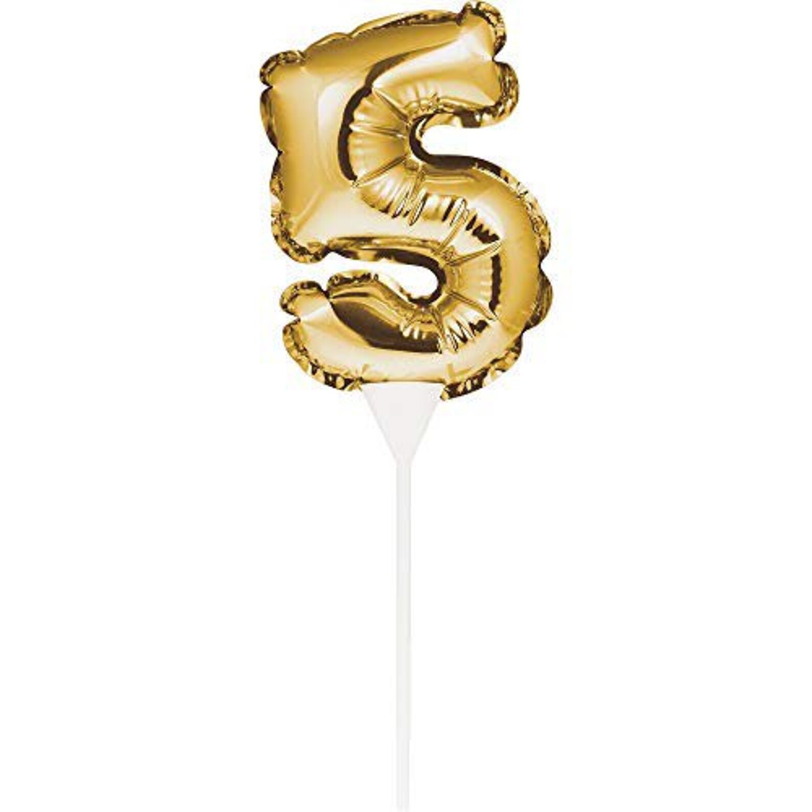 Gold Balloon Number Cake Toppers| Cake Toppers| Gold Balloon Cake ...