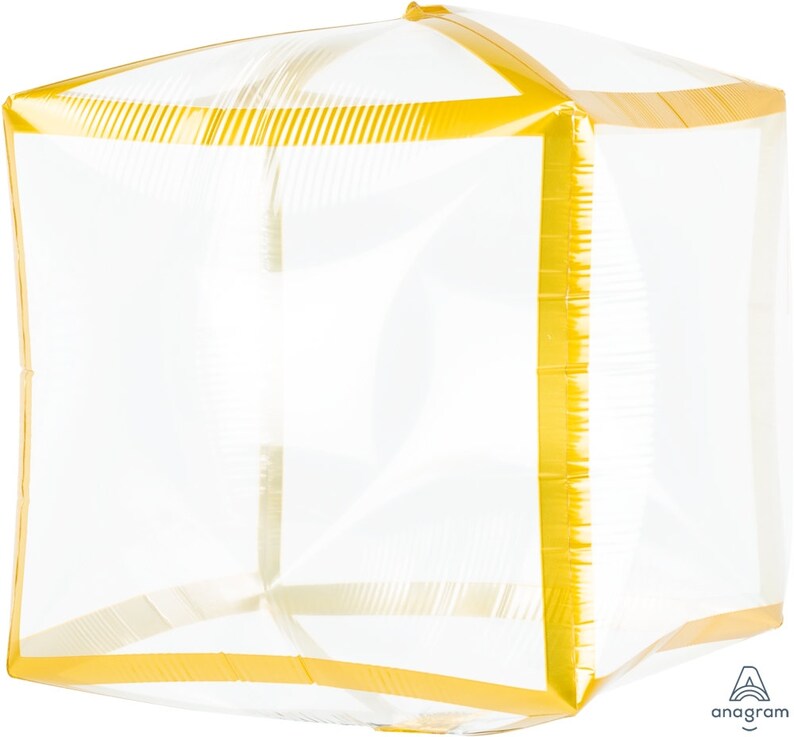 15'' Gold Cube Balloon Red Cube Balloon Pink Cube - Etsy