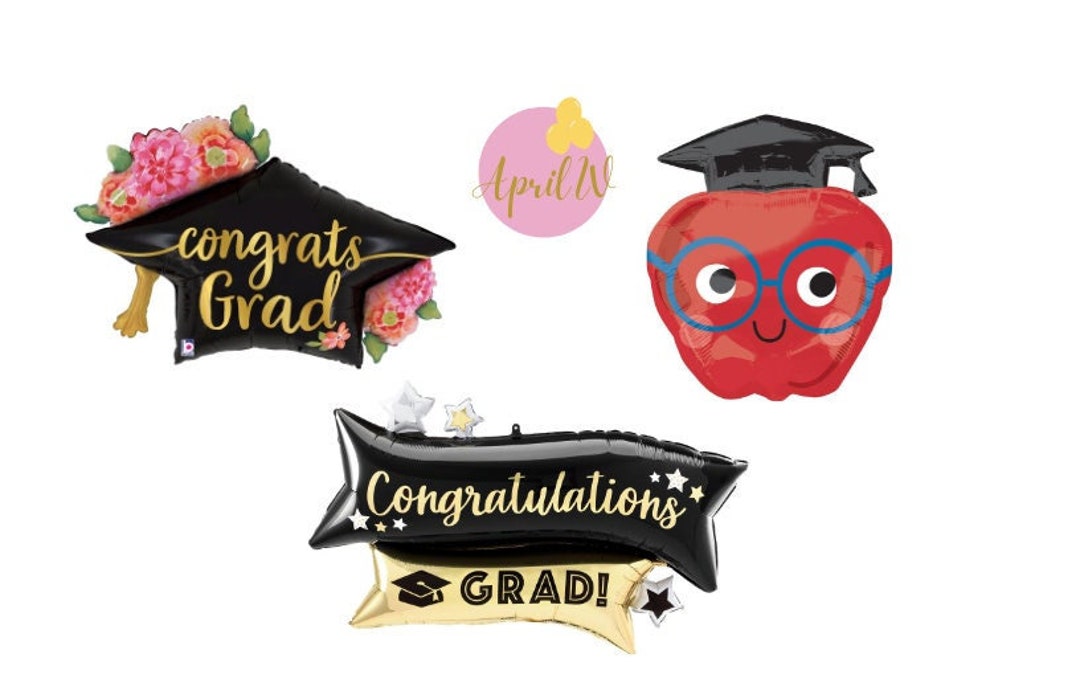 Grad Balloon| Grad Balloon| Graduate Balloon| Grad Foil Balloon| Grad ...