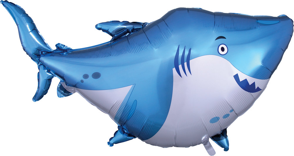 Shark Balloons| Shark Foil Balloons| Shark Balloons| Shark Birthday ...