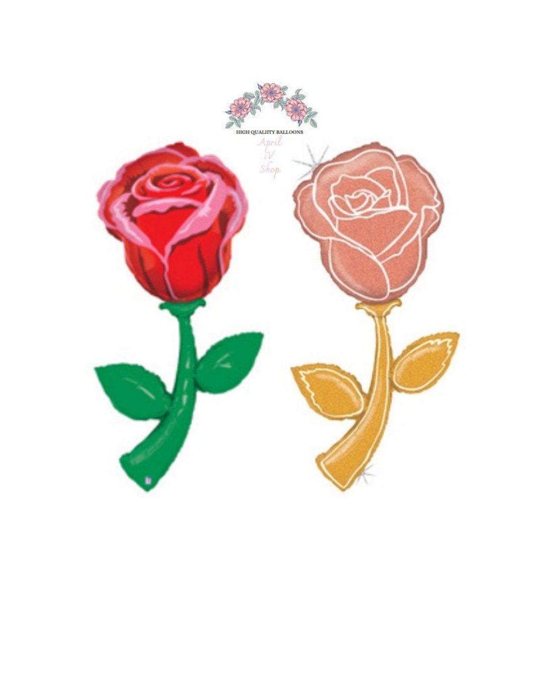 60'' JUMBO RED ROSE Foil Balloon| red Rose Mylar| Roses Party Decor ...