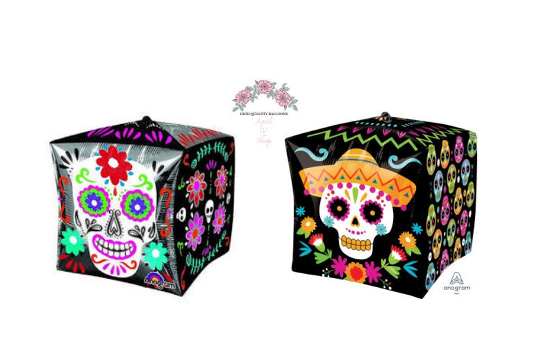 DAY of the DEAD FOIL Balloons Day of the Dead Party Balloons Day of the ...