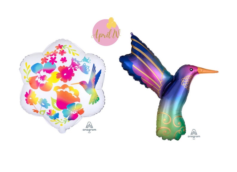 36'' HUMMING BIRD Balloon| humming Bird Decor| humming Bird Party ...