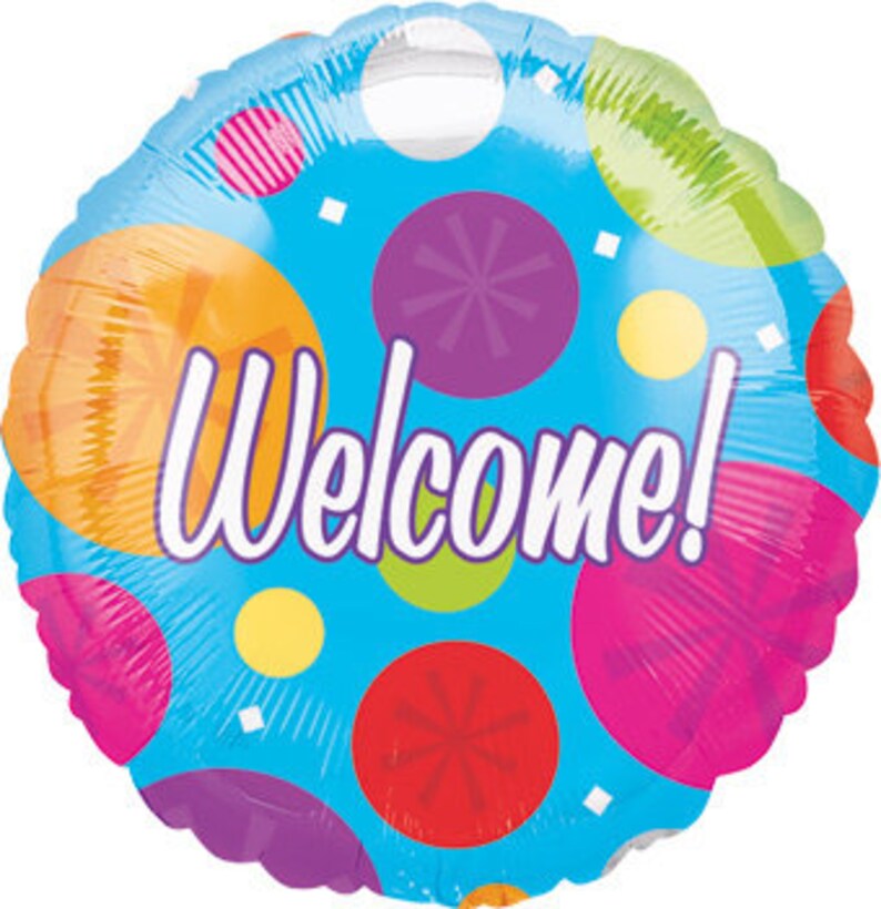18'' Welcome Foil Balloon Welcome Back Balloon | Etsy