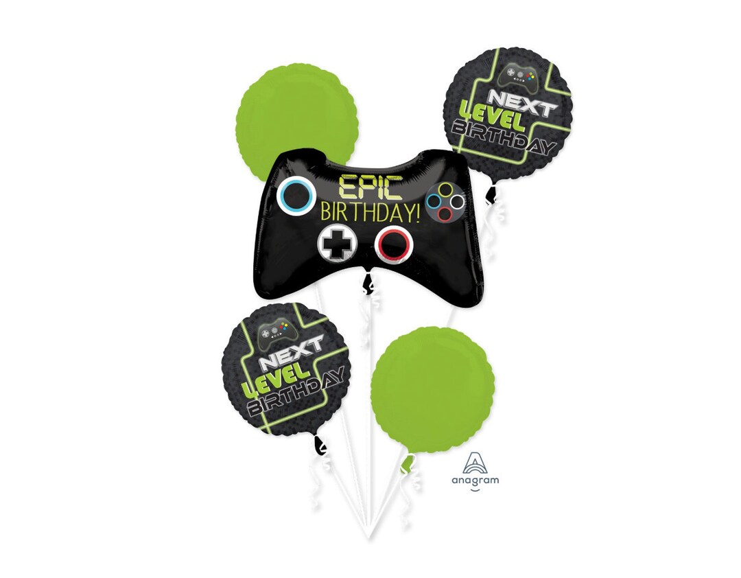 GAME CONTROLLER Balloon BOUQUET| Next Level Birthday Bouquet| Game ...