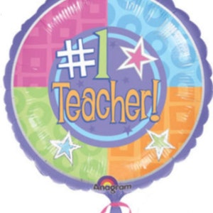 22'' School GLOBE BALLOON| Teacher Balloon| School Balloon| School ...