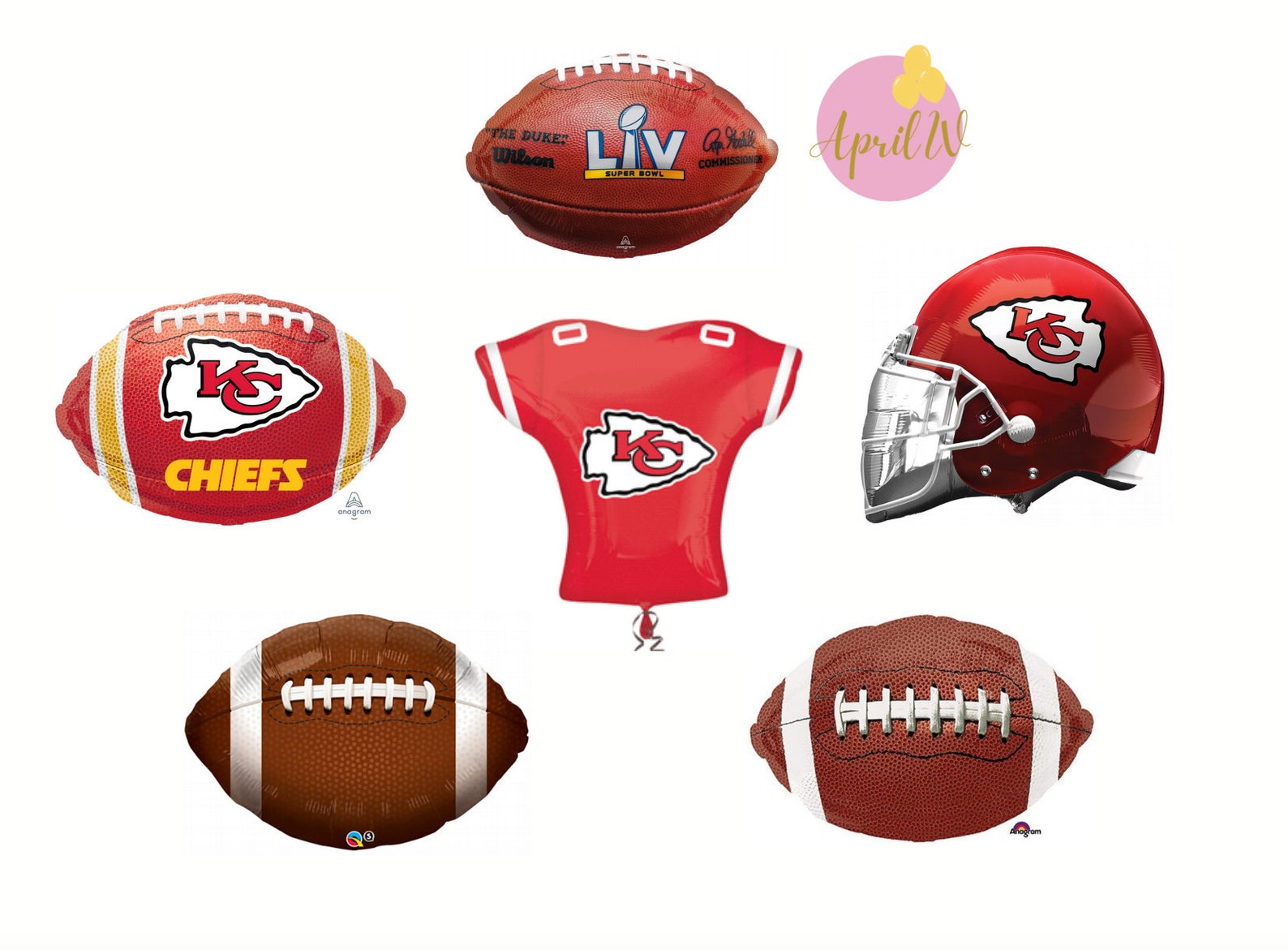 Kc Chiefs Balloons| Kansas City Chiefs Balloons| KC CHIEFS BALLOON ...