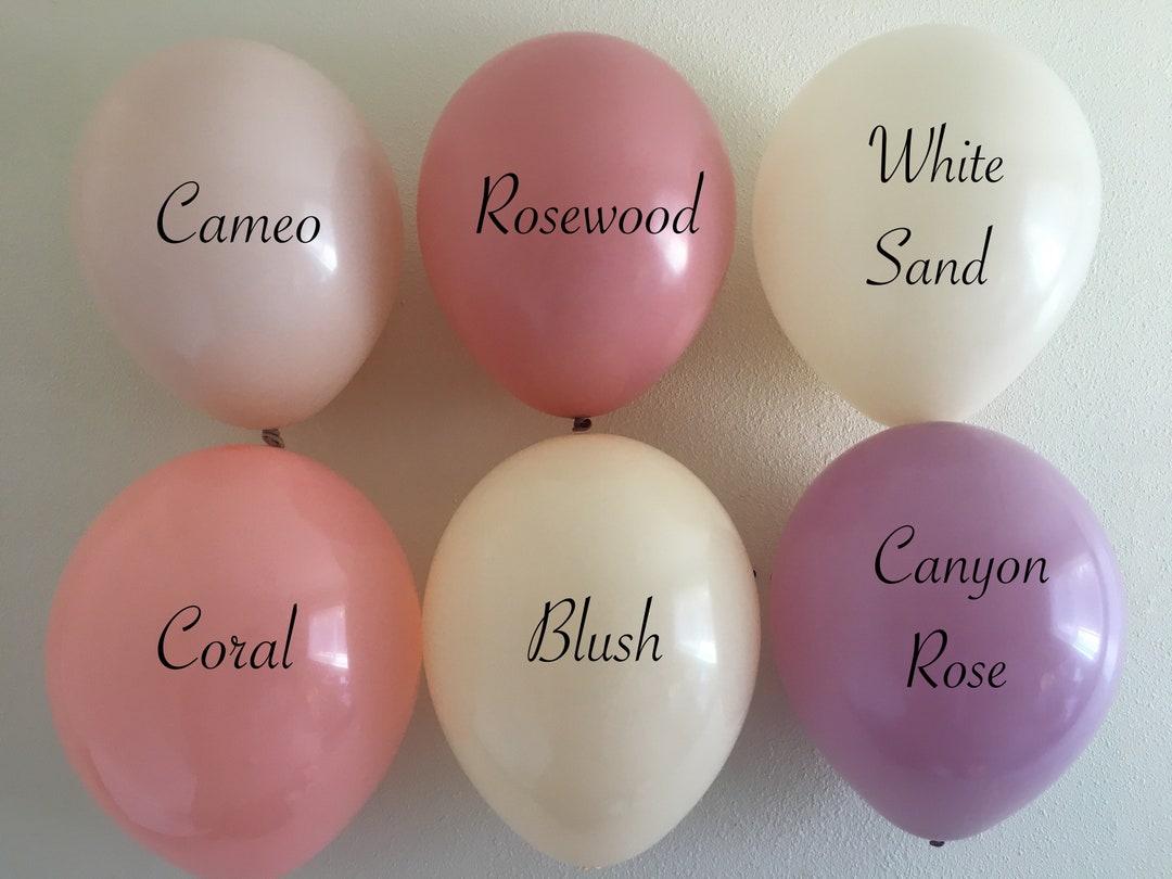 Matte Latex Balloons| Rosewood Latex Balloon| Canyon Rose Latex Balloon ...
